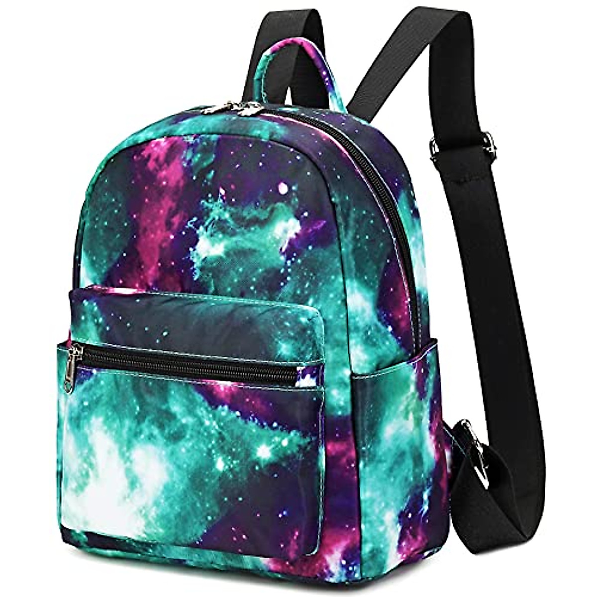 Bluboon Girls Mini Backpack Womens Small Backpack Purse Teens Cute Galaxy Travel Backpack Casual School Bookbag (Galaxy)