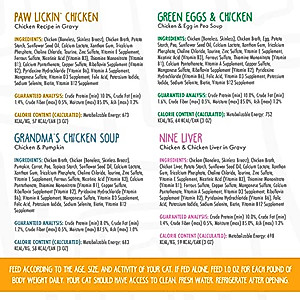 Weruva Classic Cat Food, Variety Pack, Paw Lickin' Pals Wet Cat Food, 3oz Cans (Pack of 24)