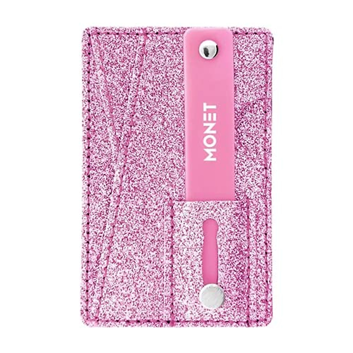 Monet Ultra Grip 3-in-1 Smart Phone Wallet | Card Holder | Kickstand | Pink Glitter