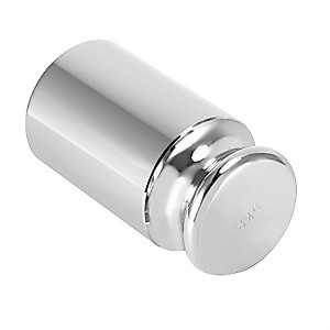 MUKLEI 5 KG Calibration Weight, 5000g Precision Class M1 Steel Scale Calibration Weight with Chrome Finish, Precision Steel, Calibration Weight for Digital Scale, Silver