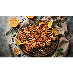 Badia Citrus Pepper Bundle - Lemon Pepper 6.5 Oz, Orange Pepper 6.5 Oz, Lime Pepper 6.5 Oz - Qbin Recipe Card - Variety Pack of 3