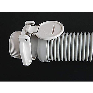 ATIE W400BWHP, GW9530 White Free Rotation Pool Vacuum Vac Lock Safety Wall Fitting Replacement for Zodiac, Hayward, Pentair Suction Pool Cleaners (2 Pack)