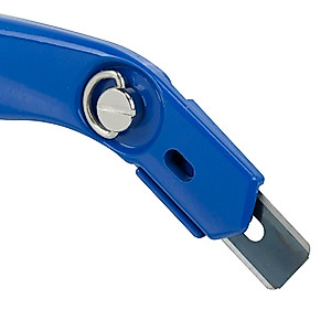 Capitol 110701 Fixed-Blade Pro Carpet Knife, 1" x 3.75" x 9.25", Blue