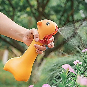 Marooma 0.5L Cartoon Spray Bottle Watering Cans, Playful Watering Can for Indoor Plants, Water Sprayer for Hair, Travel Perfume, Plant Care, Hair Styling, Versatile Indoor Plant Tool(Yellow)