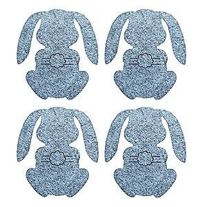 4Pcs Easter Cutlery Bag Set Festive Party Cutlery Decoration Bag Cutlery Decoration IK6