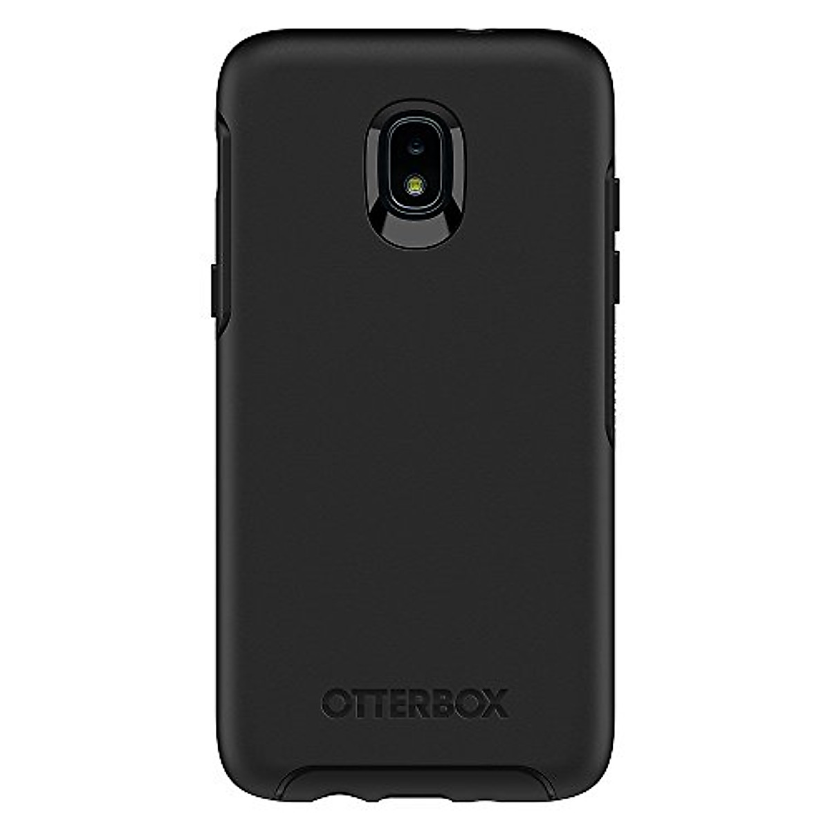 OtterBox Symmetry Series Case for Samsung Galaxy J3/J3 (2018)/J3 V 3rd gen/J3 3rd gen/Amp Prime 3/J3 Star - Retail Packaging - Black