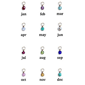 EFYTAL Two Initial Necklaces for Women, Tiny 14k Gold Filled 2 Initial Necklace with Birth Month Charms, Two Birthstone Necklace, Necklace with Two Initials, Double Initial Necklace for Girls