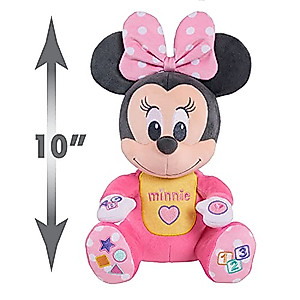 Disney Baby Musical Discovery Plush Minnie Mouse, Officially Licensed Kids Toys for Ages 06Month by Just Play