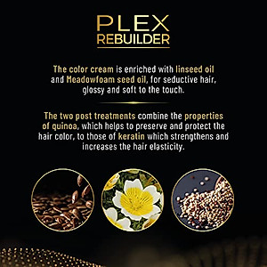 Il Salone Milano Plex Rebuilder - Yellow Remover Hair Dye Kit for Blonde, Grey, White, Natural or Colored Hair - Neutralizes Brassy Tones - Professional Salon - Paraffin, Paraben, Ethyl Alcohol Free