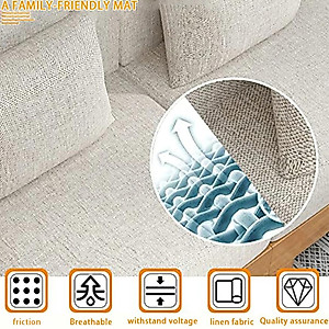 RDMTZD Personalized Bench Cushion, Custom Window Seat Chair Pad Waterproof Outdoor Indoor Furniture, Bay Sofa Renovation Garden Patio Optional Fabric Leather Linen Piping Size (Thickness: 3 inch)