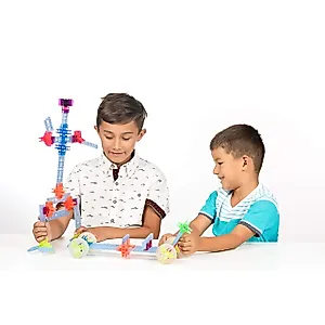 Brackitz Driver STEM Building Toy for Kids Ages 4, 5 and 6+ Year Olds | Boys & Girls Creative Fun Learning Toys | Best Educational Construction Engineering Kit for Children | 43 Piece Set