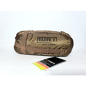 Snugpak Softie Elite 1 Sleeping Bag, 47 Degree, Expanda Panel System for Extra Space, Coyote