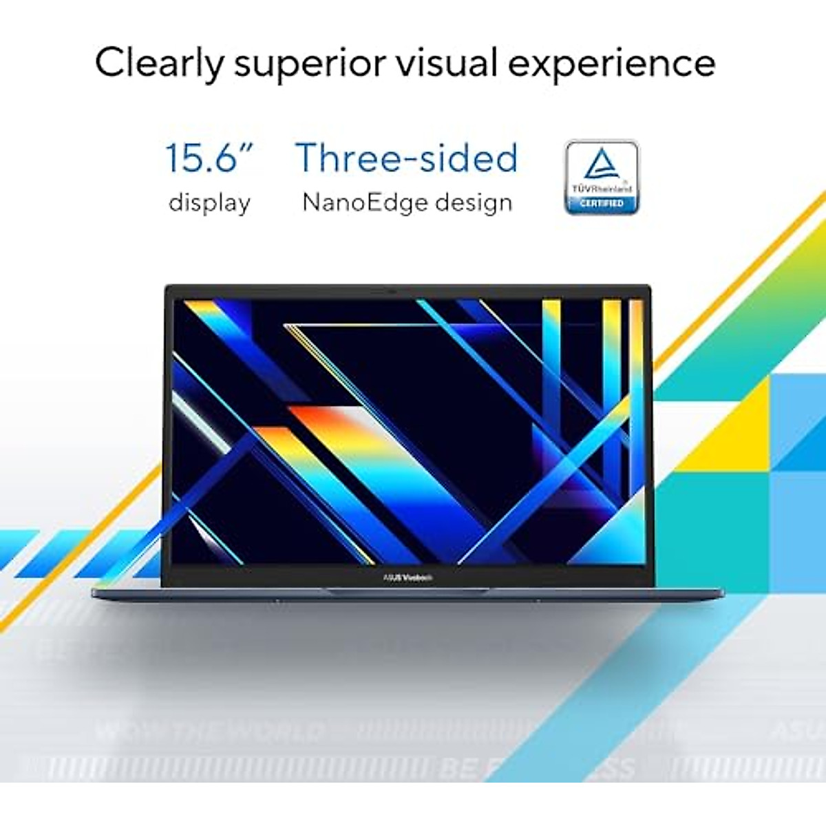 ASUS 2023 Newest Vivobook 15 Laptop, 15.6" FHD Display, Intel Core i3-1215U(up to 4.4GHz), 16GB RAM, 512GB SSD, Intel UHD Graphics, ‎WiFi, USB-A&C, HDMI, Windows 11 Home in S Mode