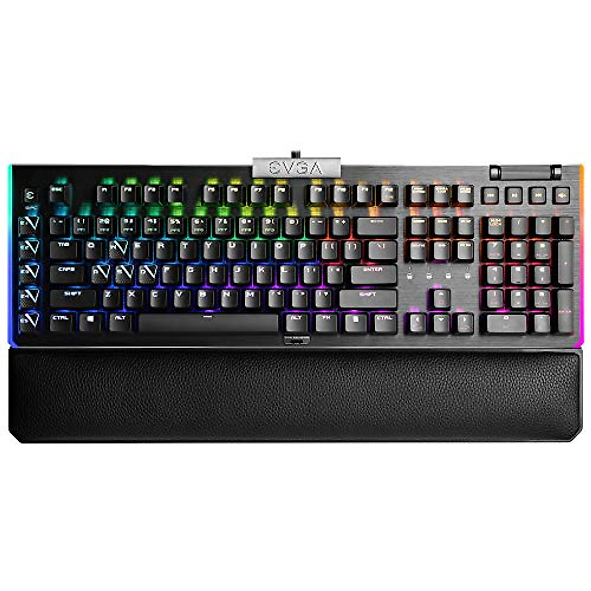 EVGA Z20 RGB Optical Mechanical USB Gaming Keyboard, Optical Mechanical Switches (Linear), 811-W1-20US-KR,Black