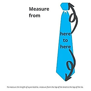 tiemart Pretied Zipper Ties Easy On Zip Up (20 Inch, Black)