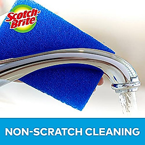 Scotch-Brite Non-Scratch Scour Pads, Scouring Pads for Kitchen and Dish Cleaning, 30 Pads