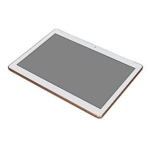 Naroote HD Tablet, 10.1-inch IPS LCD. 1280 X 800 Resolution RAM 4GB Tablet PC Champagne 100-240V for Video for Android 9.0 for Gaming (US Plug)