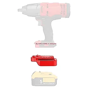 1x Adapter for Craftsman V20 NeW 20v Cordless Tools Works On DeWalt 20V MAX Lithium Batteries- Adapter Only, Red