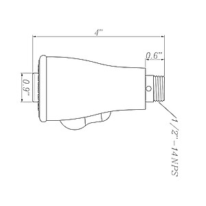 Dura Faucet RV Pull-Down Kitchen Sink Faucet Sprayer Replacement (Chrome)