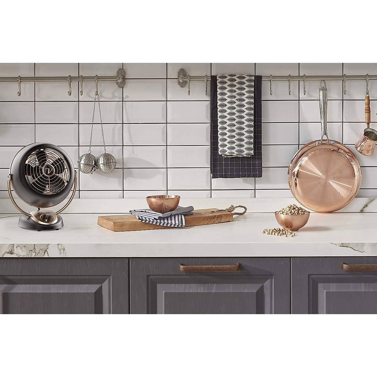 Vornado VFAN Alchemy Vintage Fan, Gunmetal