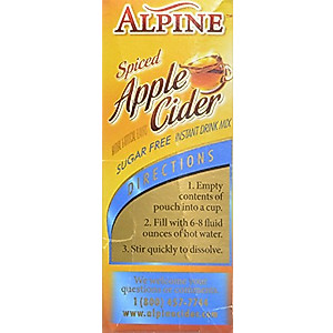 Alpine Spiced Apple Cider Sugar Free- 10 Count (Pack of 1)