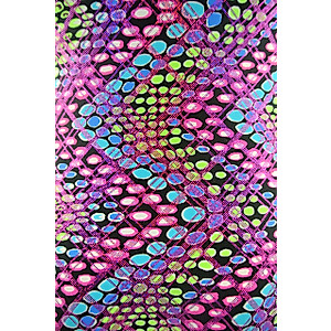 MadSportsStuff Girls Gymnastics Leotard - Tank with Keyhole (Dotted Chevron, Youth 6-7)