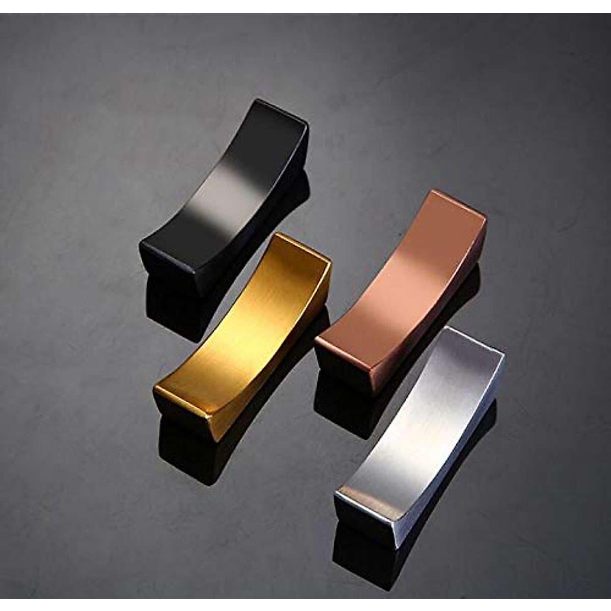 MBBITL Black Brushed Chopsticks Rests Holders Stainless Steel For Holding Spoon Forks Pack of 5