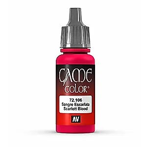 Vallejo Scarlett Blood Game Color Paint Set