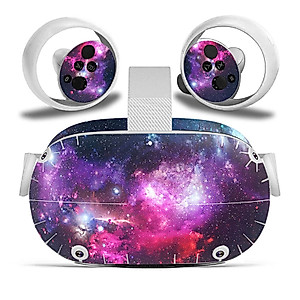 Cute Stickers Skins for Oculus Quest 2 Stickers Headsets Controllers Skins Protective Vinyl Sticker Cover Accessories (Color : 2)