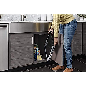 COSCO One Step Steel, Resin Steps, Step Stool without Handle, Platinum/Black