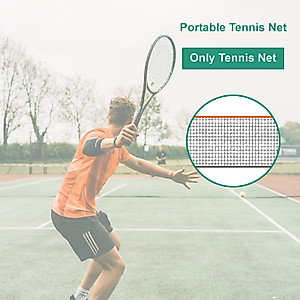 Ragyzity Badminton Pickleball Net, Polyester Badminton Net Replacement, Kids Adult Volleyball Training Net for Tennis, Volleyball, Only Tennis Net,No Include Pole (3.1m)