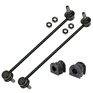 TRQ Front Suspension Kit Sway Bar Bushing Set Sway Bar Stabilizer Link Compatible with 2006-2013 Acura MDX 2010-2013 ZDX 2006-2015 Honda Pilot