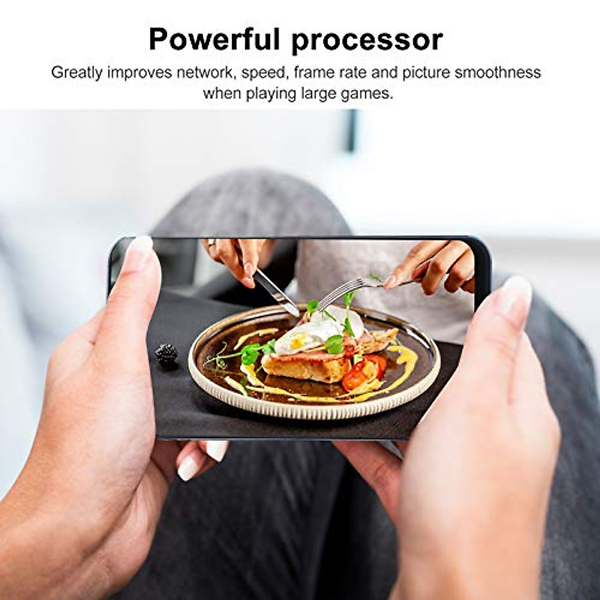 Unlock Smart Phone, 7.2in for Waterdrop Screen Dual Cards Dual Standby Smartphone 1+16GB QuadCore Moblie Phone 2MP 5MP Autofocus Double Cameras(Blue)