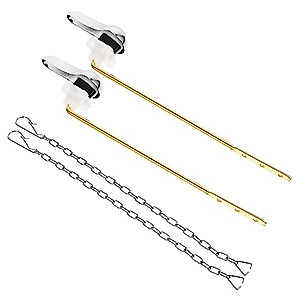 OSALADI 2 Sets Accessories Float Toilet Tank Flush Lever Replacement Front Mount Toilet Handle Lever Toilet Handle Replacement kit Toilet Toilet Tank Lever Replacement Flap