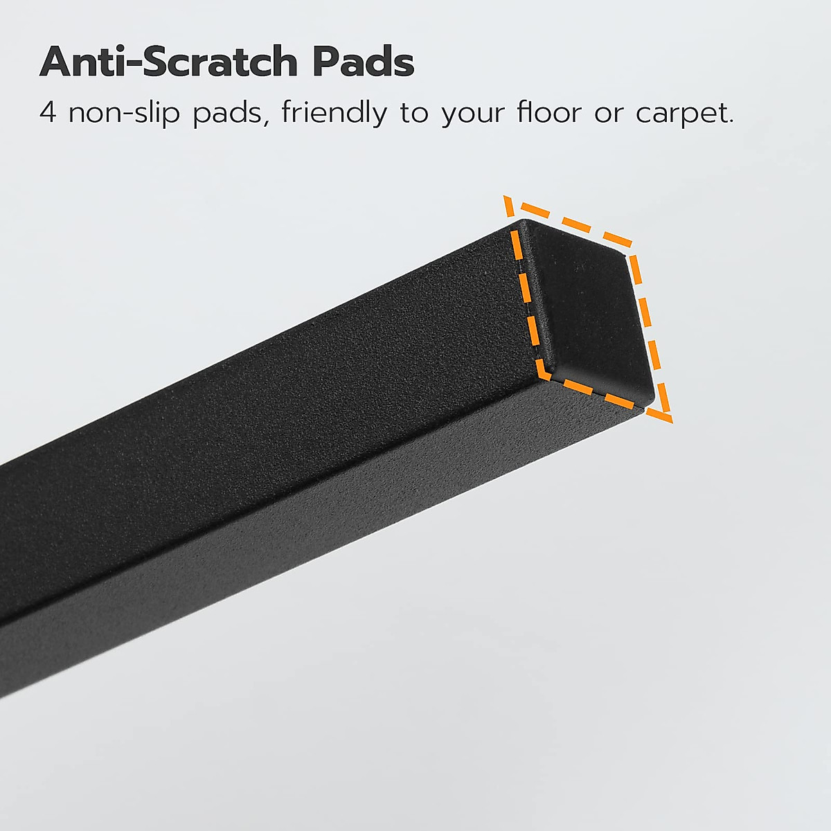 HOOBRO Bar Stools, Set of 2 Bar Chairs, 23.6 Inch Saddle Stools, Kitchen Counter Stools with Footrests, Industrial Stools for Dining Room, Kitchen, Counter, Bar, Black BB02MD01