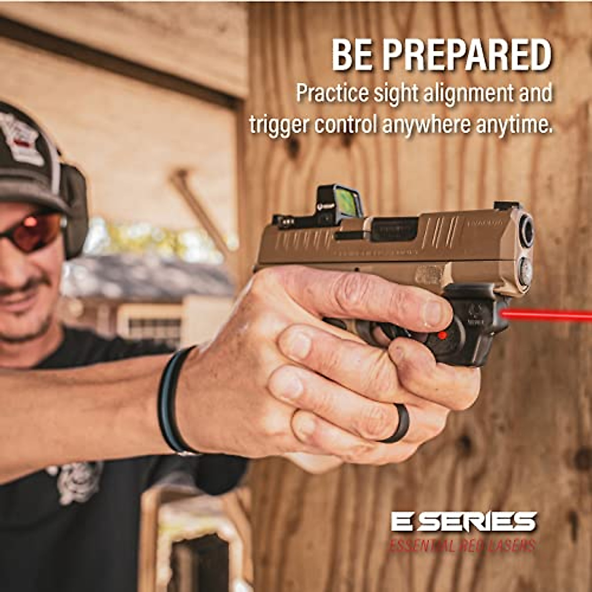 Viridian E Series Class 3R Red Laser Sight, Black, Heritage 22, 5mW Output, Retail Box