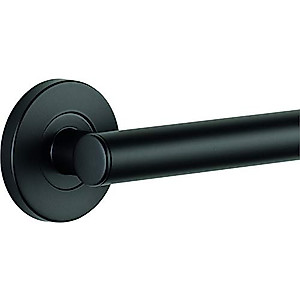 DELTA FAUCET 41812-BL Contemporary Decorative ADA Grab Bar, Matte Black, 12 in