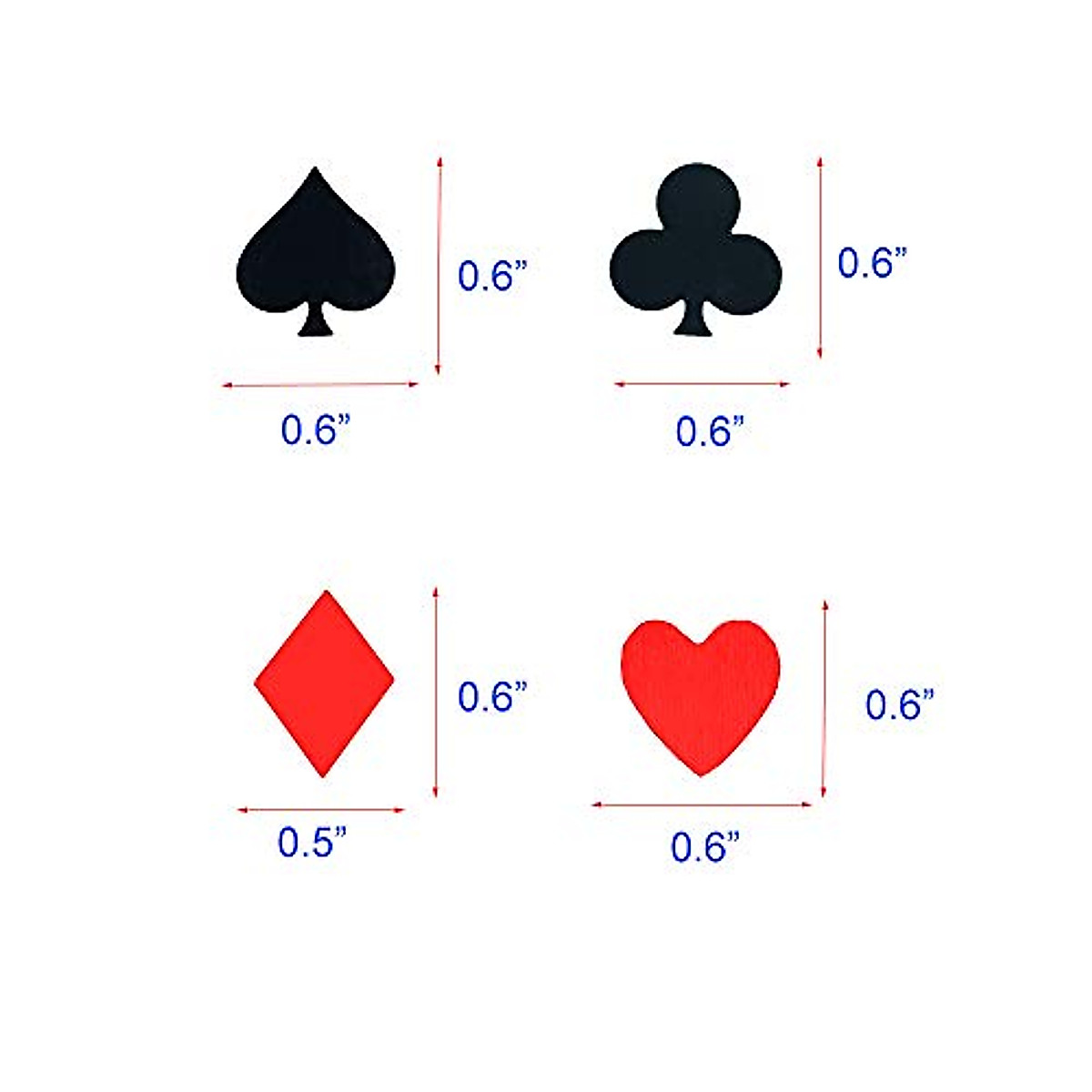 Poker Confetti Casino Confetti-Table Decoration Party Confetti Sprinkles or DIY for Wedding Birthday Bday Baby Shower Engagement Bachelorette Party Supplies (Poker)