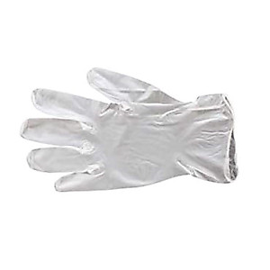 PrimaCare Medical Supplies VG-2502 Case of 100 Large Size Medical Vinyl Examination Gloves Disposable, Latex and Powder Free Gloves