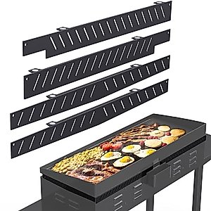 Upgraded Wind Guard for Blackstone 36 Inch Griddle, Magnetic Stainless Steel Wind Screens Protect Flame & Hold Heat, Compatible with Rear Grease Cup Hood and Side Shelf, Gas Saving, Grilling Gifts