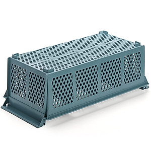 Nicunom Utensil Caddy Silverware Holder with 8 Slots, Kitchen Cutlery Organizer for Spoon, Napkin, Fork, Knives, Cups - Flatware Rack Condiment Caddy for Camping RV BBQ Picnic Party