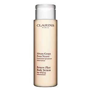 Clarins Renew-Plus Body Serum | Anti-Wrinkle and Anti-Aging | Visibly Firms and Smoothes Skin | Tones, Hydrates and Softens | Restores Radiance | All Skin Types | 6.8 Ounces