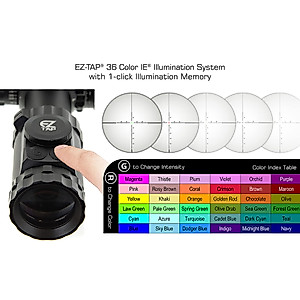 UTG 4-16X44 30mm Compact Scope, AO, 36-color Mil-dot, Rings