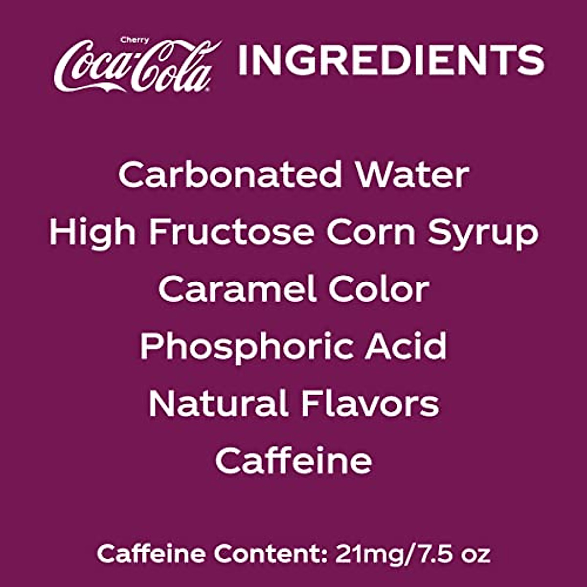 Coca-Cola Cherry, 7.5 Fl oz (Pack Of 10)