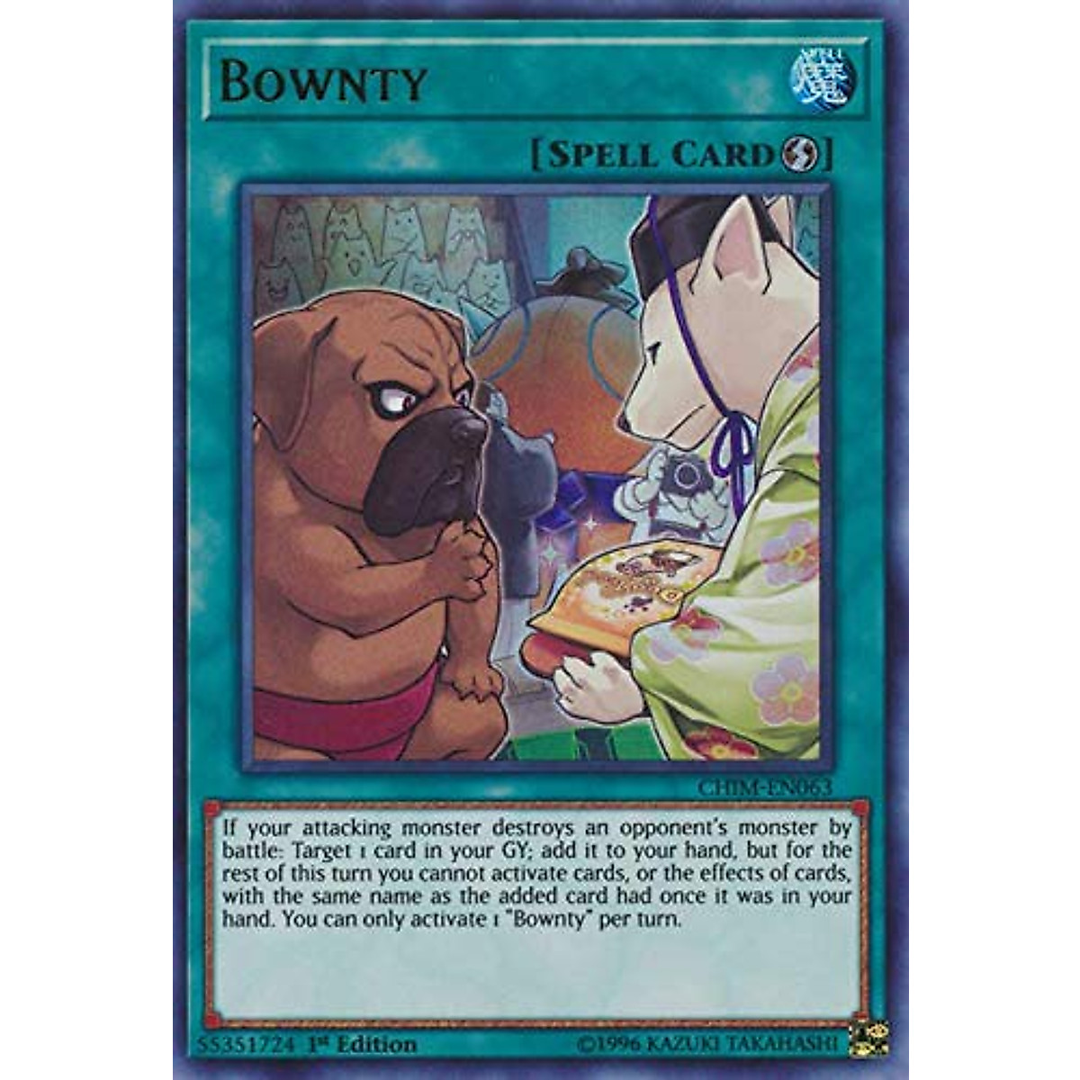 Yu-Gi-Oh! - Bownty - CHIM-EN063 - Ultra Rare - 1st Edition - Chaos Impact