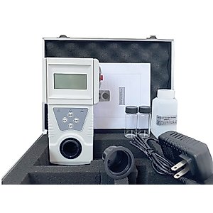 HFBTE Digital Turbidimeter Turbidity Meter Tester Lab Turbidity Meters with Resolution 0.01 NTU Measuring Range 0 to 200 NTU Minimum Indication 0.01 NTU for Testing Turbidity of Liquids