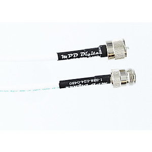 Antenna Extension Cable CB Ham and Marine Radio VHF AIS N Female PL259 Male Mini8 RG8x UHF RF Connectors Made in The U.S.A. 6 Ft