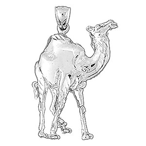 Jewels Obsession Camel Pendant | Sterling Silver 925 Camel Pendant - 41 mm