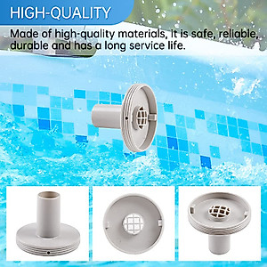 LGZ 11070 Strainer Connector/adapters for 1-1/4" Fitting Fits Intex Swimming Pool 11072 Strainer Grid Replace Parts 26165EH 26167E 26175EH (1-Pack)