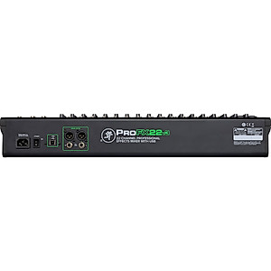 Mackie ProFX22v3 22-Channel Unpowered Mixer USB Bundle with Waveform OEM DAW, 4x Mophead 10-Foot TRS Cable, 4x 10-Foot XLR Cable, 2x 1/4" to 3.5mm Adapter, 10x Cable Ties and Microfiber Cloth